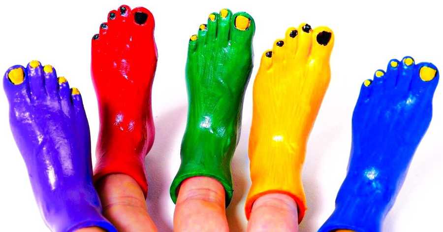 Recognize the color of big feet? | Daily Free Kids Learning Quiz Games ...