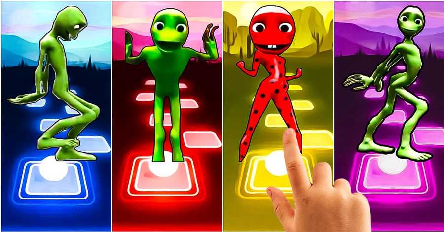 Look at these colorful aliens! | Daily Free Kids Learning Quiz Games ...